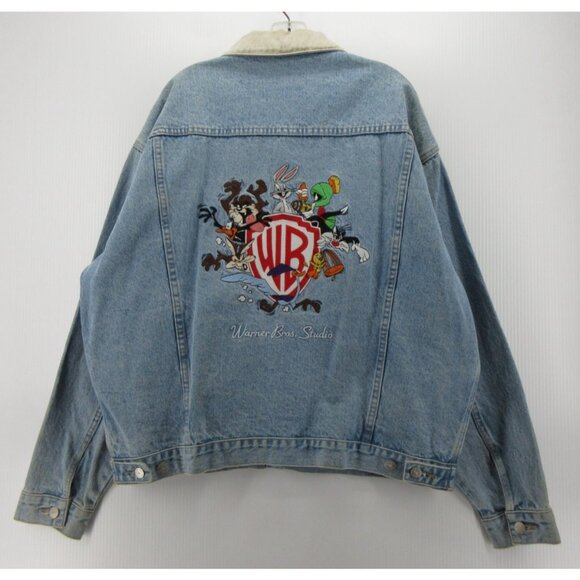 Warner Bros. | Jackets & Coats | Vintage Warner Bros Jacket Xl Looney ...